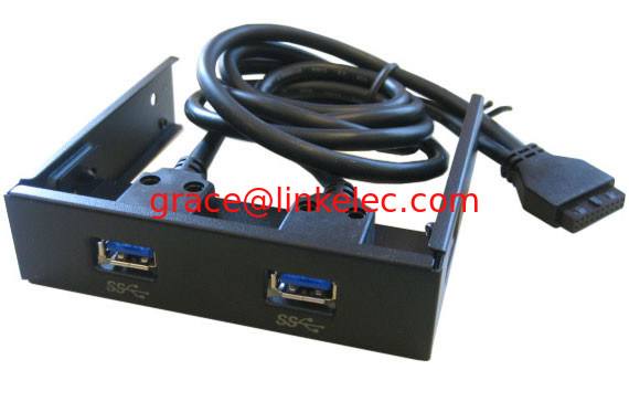 Front Panel Bay USB3.0 Internal Adaptor, Internal USB 3.0 2port Front ...
