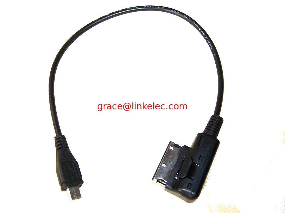 Audi AMI Cable with Micro USB integrates Audi Music Interface(AMI) with ...