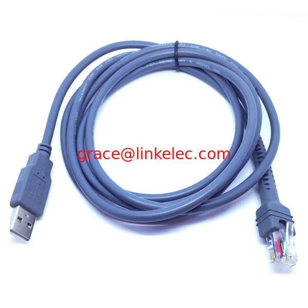 6ft Symbol Bacode Scanner USB CABLE for LS2208 LS4208 LS4278 LS9208 ...